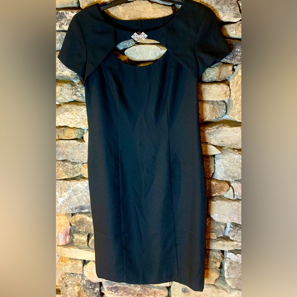 Donna Ricco | Dresses | Donna Ricco Black Cocktail Dress Cutout With ...